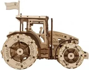 Ugears 3D dřevěné mechanické puzzle Traktor vítězí / od 14 let / 272 d