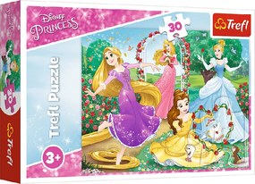 TREFL Puzzle 30 dílků Disney princezny - Být princeznou