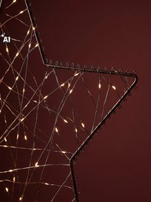 Sinsay - Vánoční LED nástěnná dekorace ve tvaru hvězdy - černá