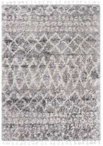 Kusový koberec shaggy Apache světle šedý 120x170cm