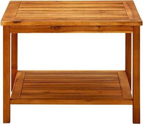 Konferenční stolek 60 x 60 x 45 cm masivní akáciové dřevo 316403