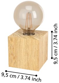 Eglo 43733 - Stolní lampa PRESTWICK 1xE27/40W/230V béžová