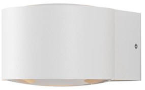 ACB Iluminacion Nástěnné LED svítidlo ANIA, ⌀ 107 mm, 2x6W, CRI80, IP65 Barva: Bílá