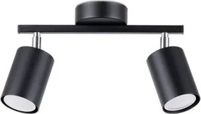 Stropní svítidlo SOLLUX LEMMI 2 černé GU10 2x40W bez žárovky SL.1127