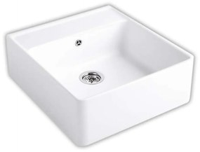 Villeroy & Boch - Keramický dřez 63x60 cm, CeramicPlus, Snow White 632061KG