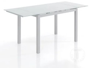 Rozkládací jídelní stůl FAST WHITE 110-170cm TOMASUCCI