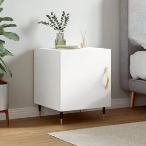 vidaXL Noční stolek 40 x 40 x 50 cm kompozitní dřevo [827520] Barva: Bílá