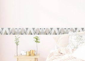 Samolepící bordura na zeď Mramor A Dřevo | 5 m x 13.8 cm | DWB8445