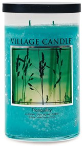 Village Candle Vonná svíčka Tranquility - Brambořík, Lotus & Agave, 538 g