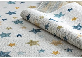 Dětský kusový koberec Hvězdičky krémový 200x290cm
