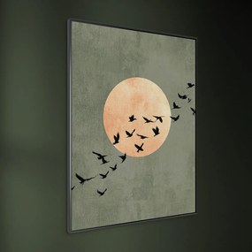 Tištěný obraz s rámem 60x80 cm Midnight Flight – Styler