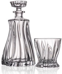 Bohemia Crystal Whisky set Plantica (1 karafa + 2 sklenice)