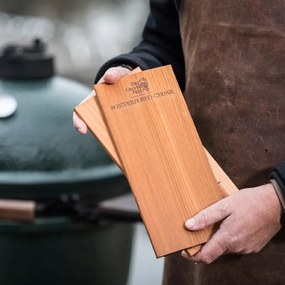 Dřevěná grilovací prkénka 2 ks Cedr Big Green Egg