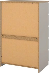 Krémová komoda 77x121x50 cm Naia – Tvilum