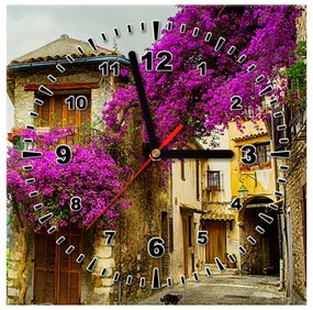 Gario Obraz s hodinami Staré město v Provence Rozměry: 100 x 40 cm