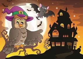 ART PUZZLE 4517 Puzzle Sova a čarodějnice / 2x100 dílků / od 7 let