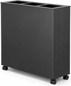 Lune Switch antracitová / Odpadkový koš / Tříděný odpad / 3x65 l / Lak