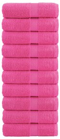 Premium ručníky SOLUND 10 ks růžové 30 x 50 cm 600 g/m² 137520