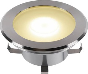 LA 1006107 DASAR FLAT 120 EL zápustné zemní svítidlo z nerezové oceli 7 W 4000 K - BIG WHITE (SLV)
