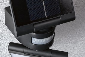 P 94609 Solární LED osvětlení zdí Lesla pohybové čidlo (IR) IP65 hranaté 150x130mm 3000K 12,5W antracit umělá hmota - PAULMANN