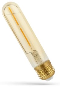 Designová retro LED žárovka E27 2W 240lm EXTRA TEPLÁ, filament, ekv. 24W, 3 roky
