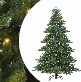 Umělý Skládací Vánoční Strom Zelená 210 cm PVC a ocel 3397686