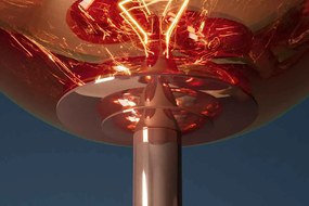 Designová stojanová lampa Hanzila 168 cm měděná