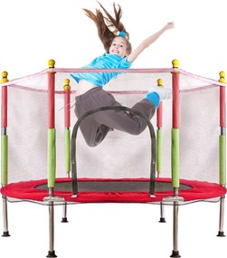 Creative Corner Dětská zahradní trampolína 140 cm červená