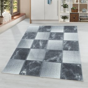 Ayyildiz, Kusový koberec Ottawa 4201 grey, 140x200, šedá, chodba / předsíň