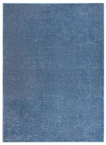 koberec, koberec metráž SANTA FE modrý 74 hladký, Jednotný jedn velikost 200x200 cm | krásné koberce cz