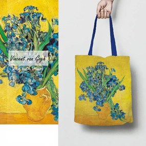 Lenbutik Taška Vincent Van Gogh Váza s Irisy / Vase with irises