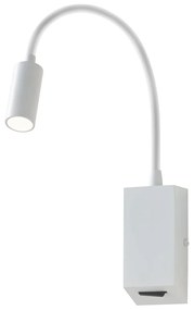 Redo 01-1193 nástěnné LED svítidlo Hello bílé, 3W, 3000K, 35cm