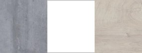 Meblar Sestava Sigma C Barva: - beton + bílý lux + dub