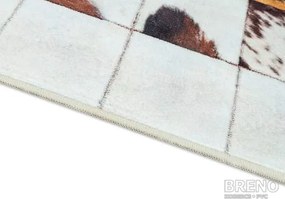 Breno Kusový koberec FIESTA 4306 White, 80x150 cm, Vícebarevné