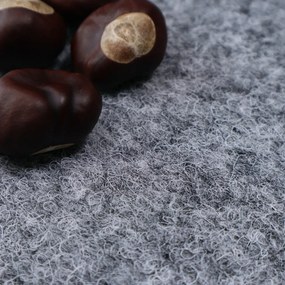 Betap, Metrážový koberec Primo 73 sv. šedý, zátěžový, na míru, šíře 4m, šedá, resine, chodba / předsíň