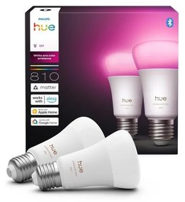 SADA 2x LED Stmívatelná žárovka Philips Hue WACA E27/6W/230V 1000-20000K
