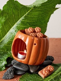 Sinsay - Aromalampa ve tvaru dýně s voskem Spiced Orange - oranžová