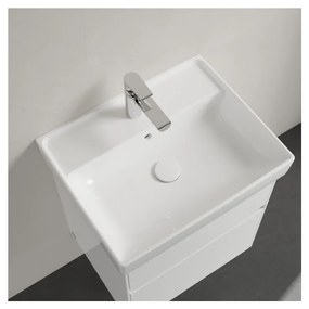 Villeroy & Boch Villeroy &amp; Boch COLLARO - Umyvadlo 550x440x160 mm, s přepadem, bílá Alpin CeramicPlus 4A3355R1