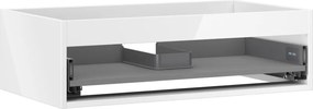 Mexen Box-A, závěsná skříňka 80 cm, 1 zásuvka, bílá lesklá, 91AX0-0800-235-1-00