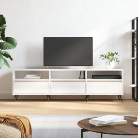 vidaXL TV skříňka 150 x 30 x 44,5 cm kompozitní dřevo [831253] Barva: bílá s vysokým leskem
