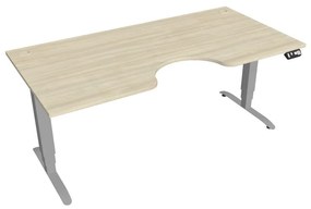 Hobis Motion Elektr. nastavitelný stůl 180x90 s pamětí - HOBIS ERGO MOTION MSE 3M 1800 Dekor stolové desky: akát, Barva kovové podnože: stříbrná