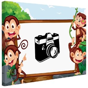 IMPAR Fotoobraz na plátno Monkeys 120x80 cm