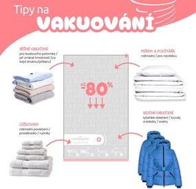 Vakuový úložný pytel Compactor Bag Aspispace M 70 litrů, 55 x 90 cm