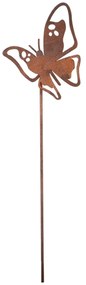 Zapichovací zahradní dekorace Bugs, sada 4ks, 38 cm, kov, hnědá