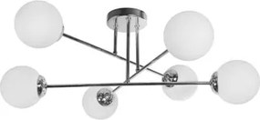 Stropní závěsné svítidlo AD-LD-6439GGE27SM LEIA 6P E27, max. 6x60W, chrom