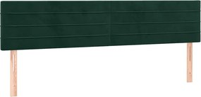 Box spring postel s matrací tmavě zelená 180x200 cm samet 3141380
