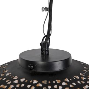 Orientální závěsné svítidlo černé se zlatem 45 cm - Radiante