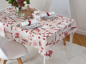 MKLuzkoviny.cz Vánoční ubrus 120 × 140 cm – Skřítci