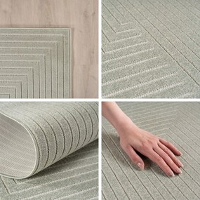Zelený vnitřní a venkovní koberec 140x200 cm Nova 1202 – Ayyildiz Carpets