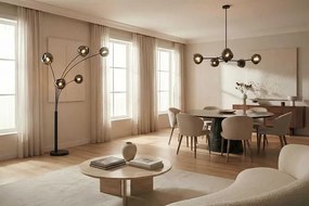 Designová stojanová lampa Hanzila 200 cm šedá